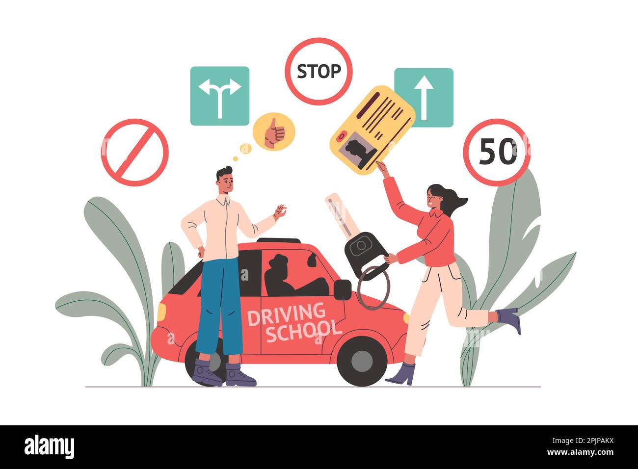 Obtention du permis de conduire. Réussite des examens de conduite à l ...