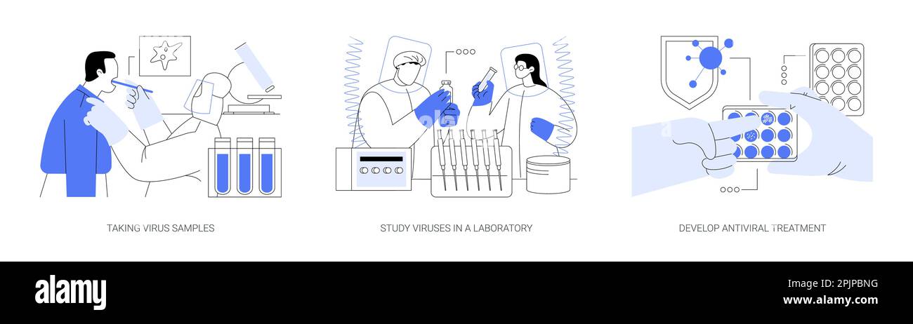 Métaphore de la virologie Banque d'images vectorielles - Alamy