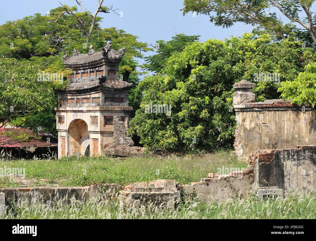 Citadelle de Hue Palais royal impérial (cité interdite) de la dynastie ...