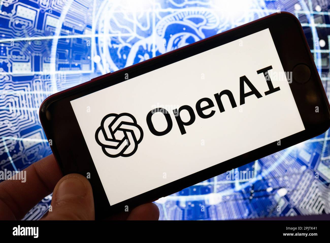 San Francisco, Californie, États-Unis. 3rd avril 2023. OpenAI est un organisme de recherche axé ...