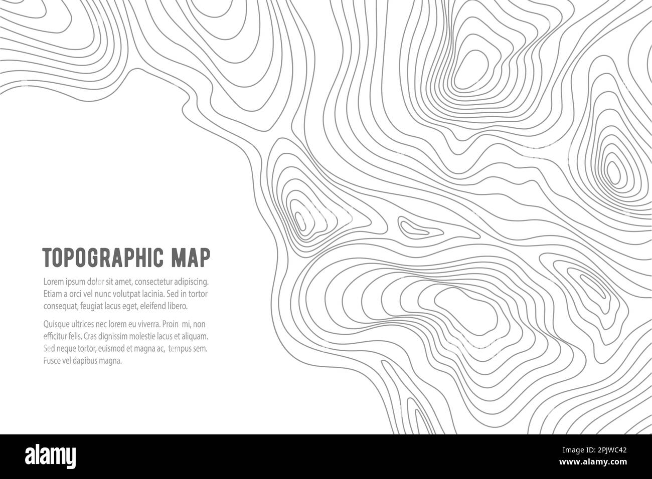 Carte topographique. Grille, texture, contour de grugeage. Toile de ...