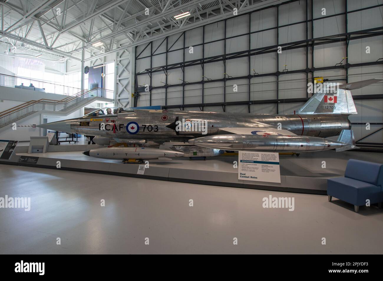Canadair CF-104 Starfighter au Musée royal de l'aviation de l'Ouest ...