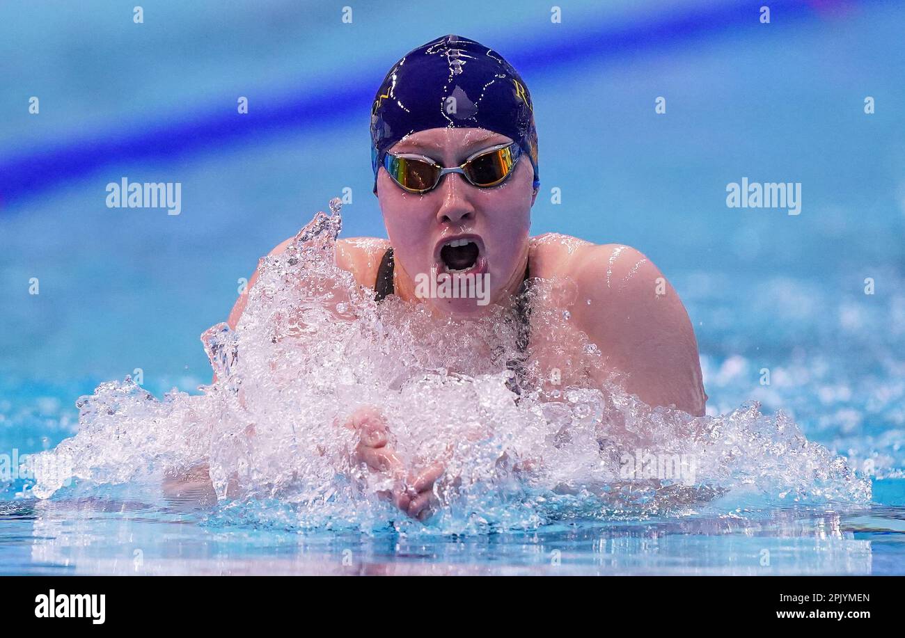 Eleanor Broughton de Rampton participe à la finale féminine de 400m IM ...
