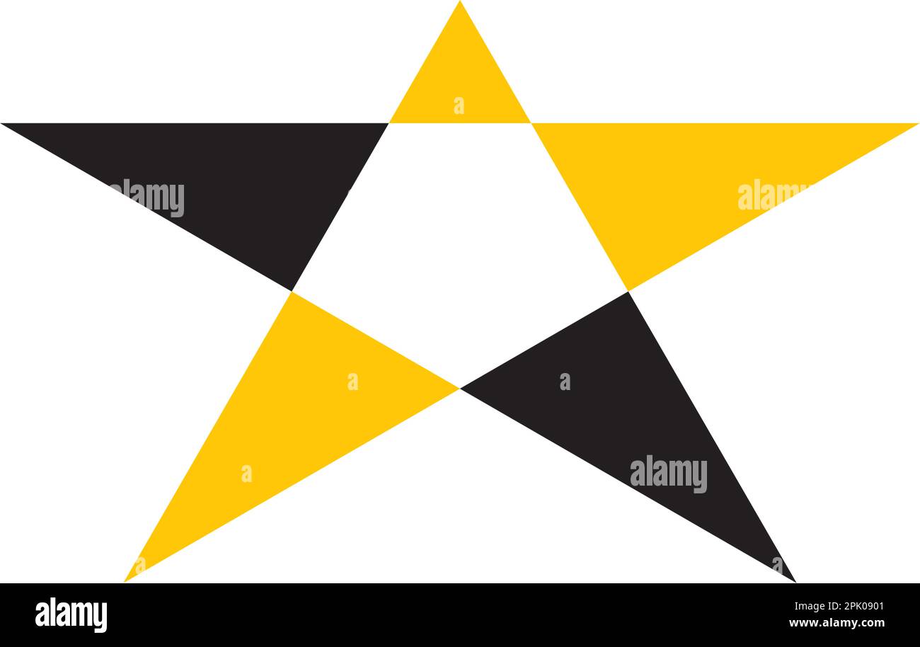 Logo pentagonal Banque d'images vectorielles - Alamy