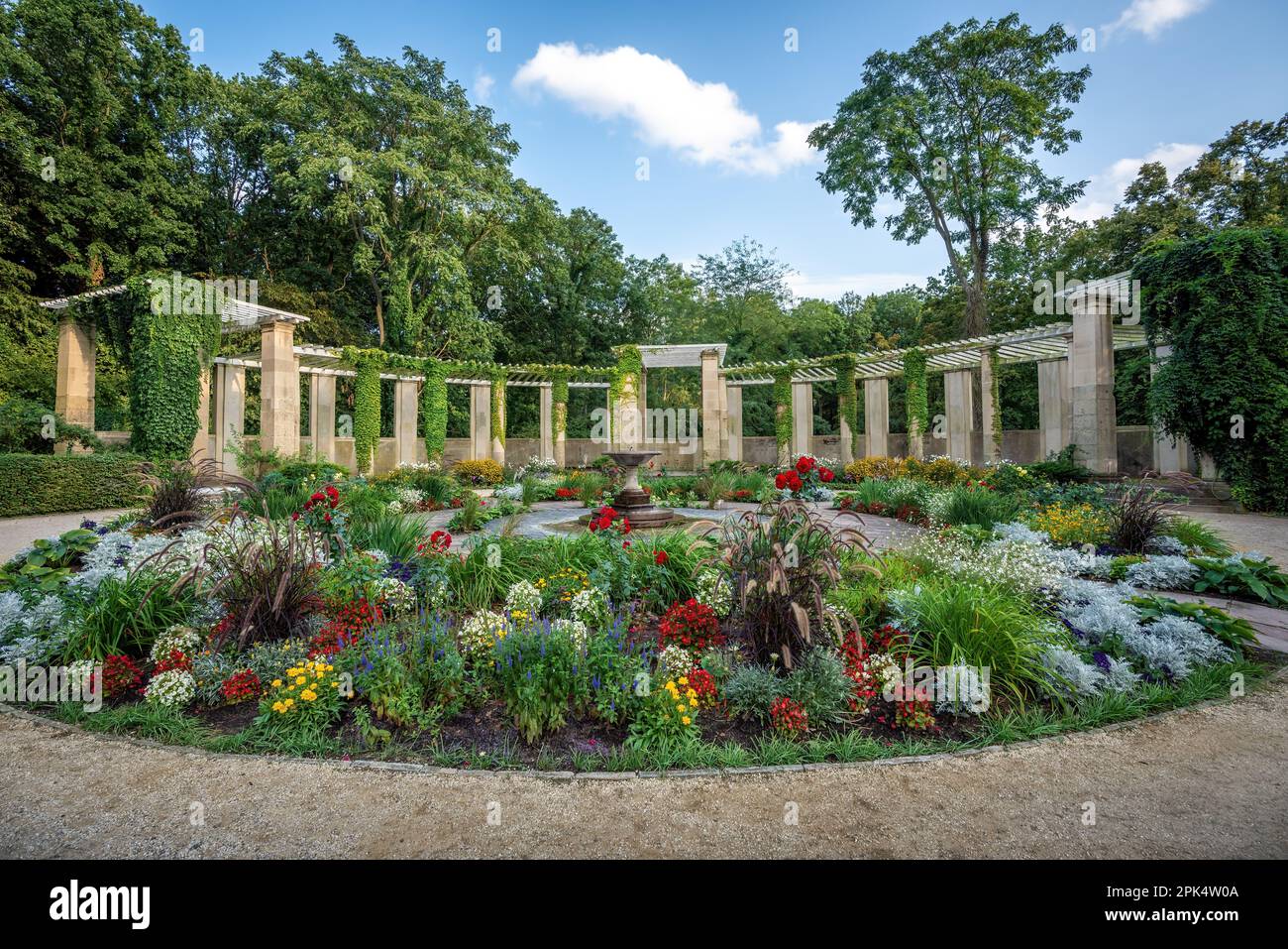 Jardin de roses (Rosengarten) au parc Tiergarten - Berlin, Allemagne Photo Stock - Alamy