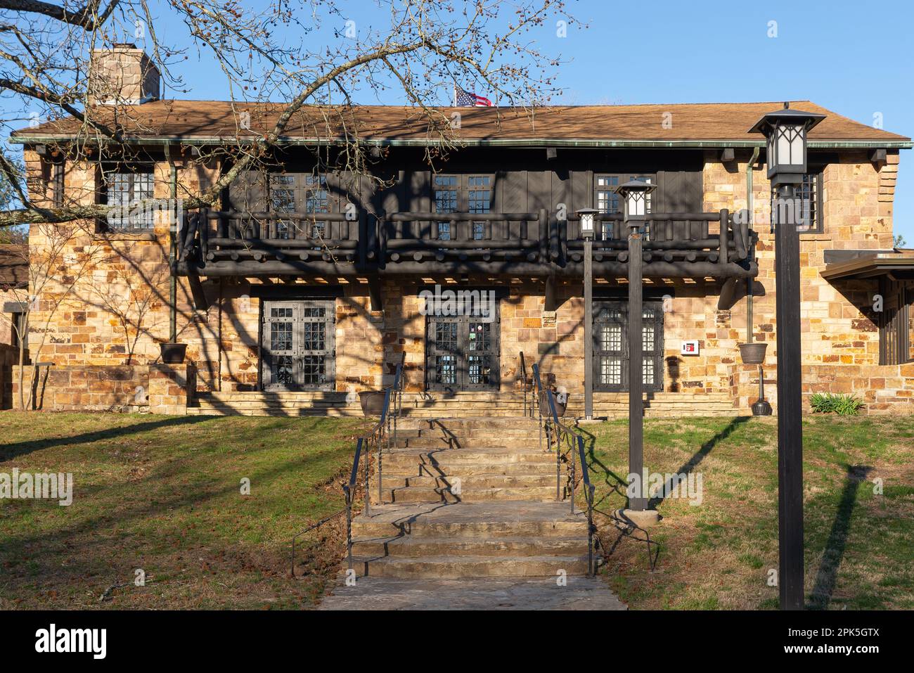 Makanda, Illinois - États-Unis - 20 mars 2023 : extérieur du parc ...