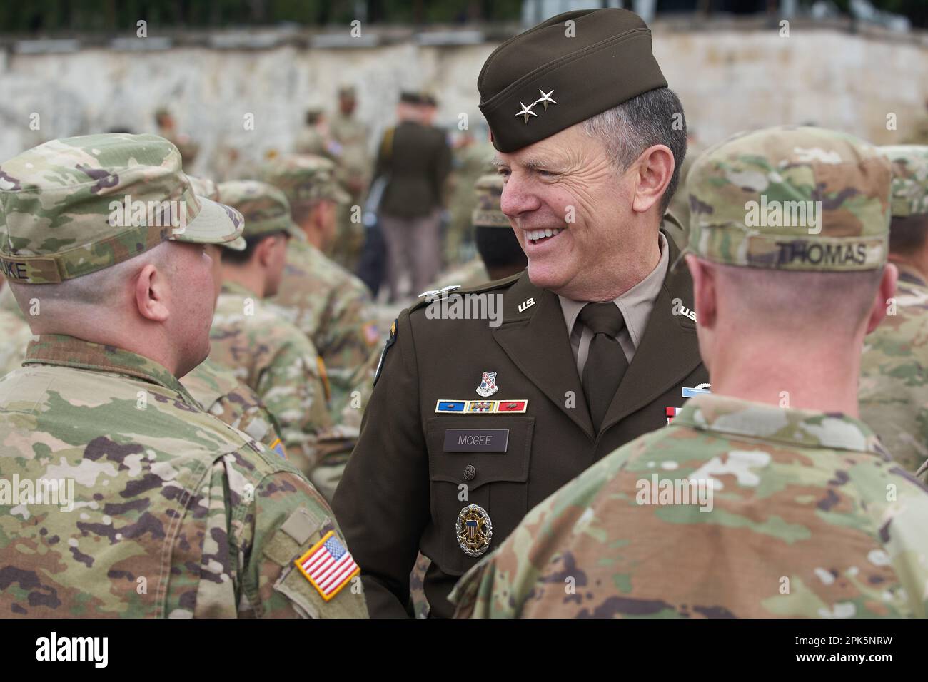 The commanding general of the 101st airborne division Banque de ...