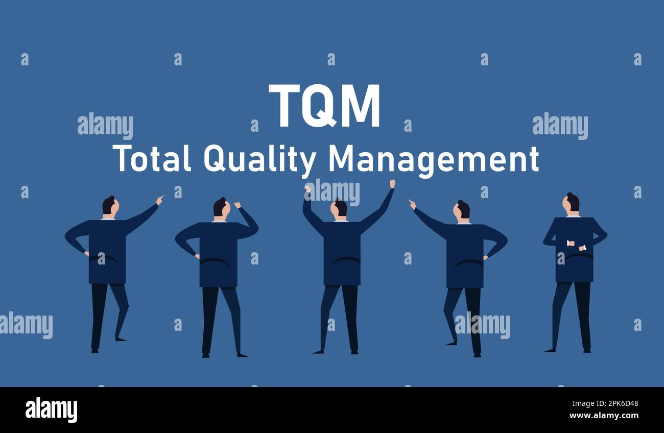 Total quality management Banque d'images vectorielles - Alamy