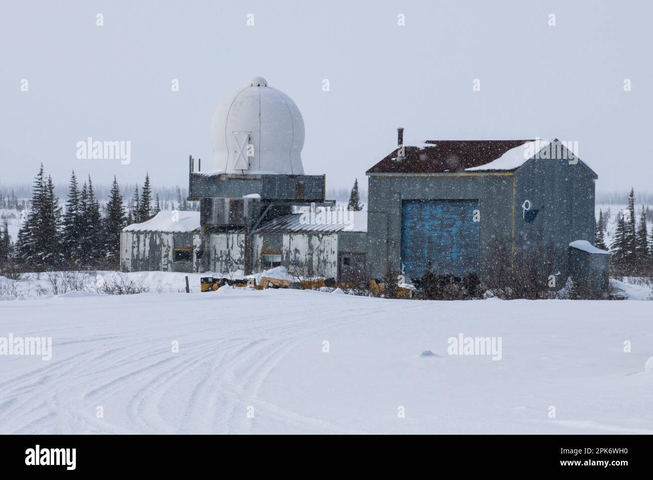 Radar station dome Banque de photographies et d’images à haute ...