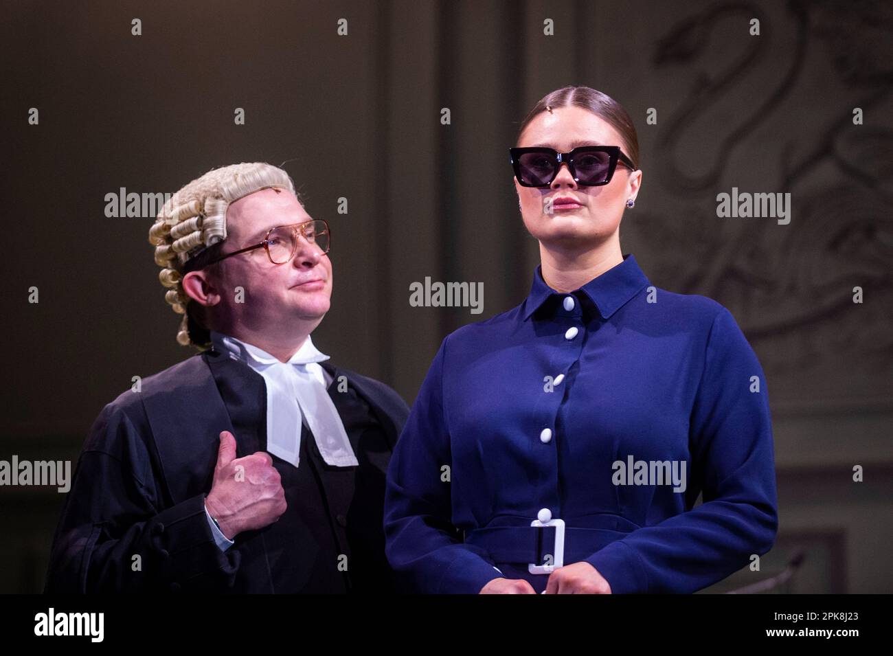 Londres, Royaume-Uni. 6 avril 2023. (L) Jonathan Broadbent comme Hugh ...