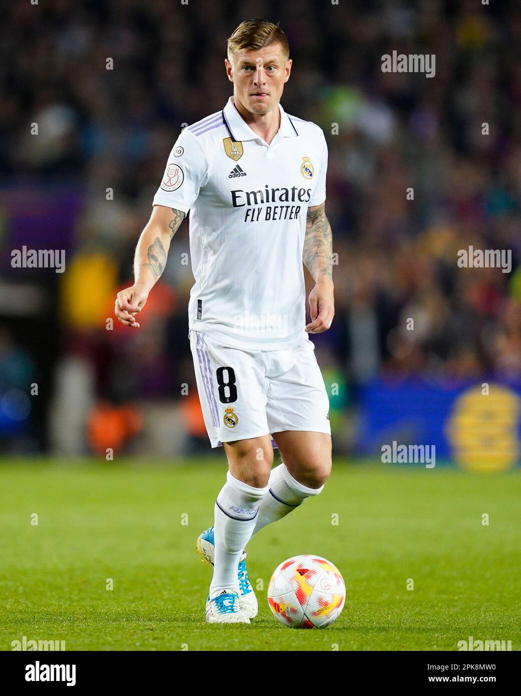 Toni Kroos du Real Madrid pendant le match de Copa del Rey, demi ...