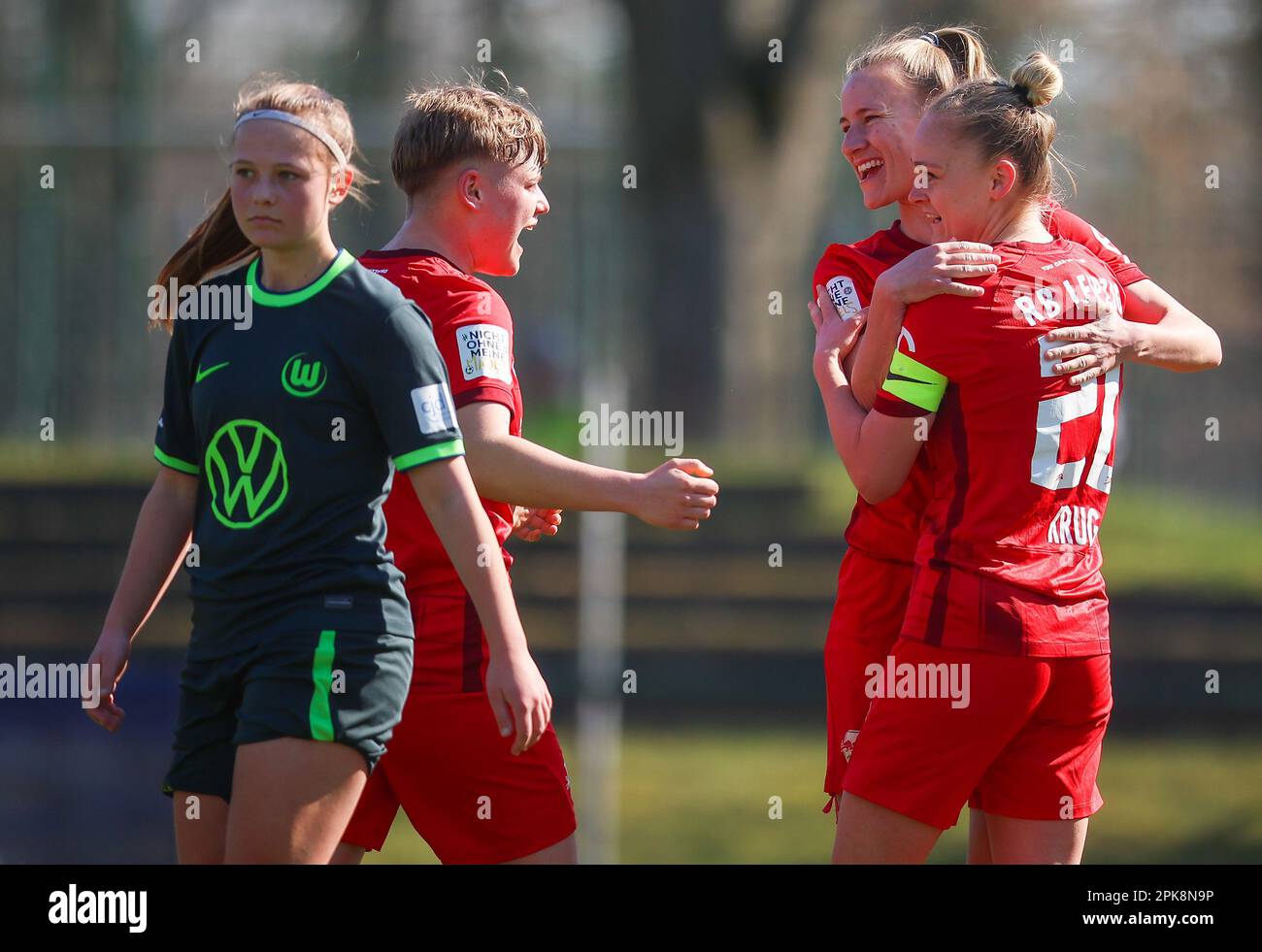 06 avril 2023, Saxe, Leipzig: Football, femmes: 2nd Bundesliga ...