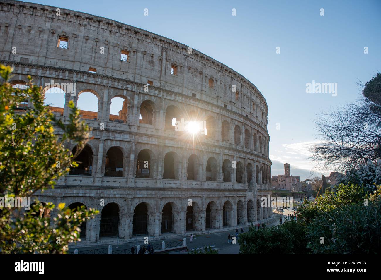 Rome Italie 15 mars 2023: Colisée, connu à l'origine sous le nom d ...