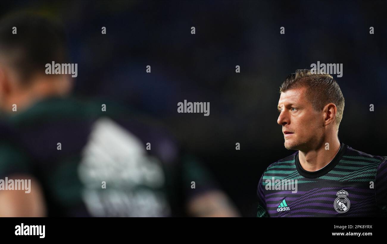 Toni Kroos du Real Madrid pendant le match de Copa del Rey, demi ...