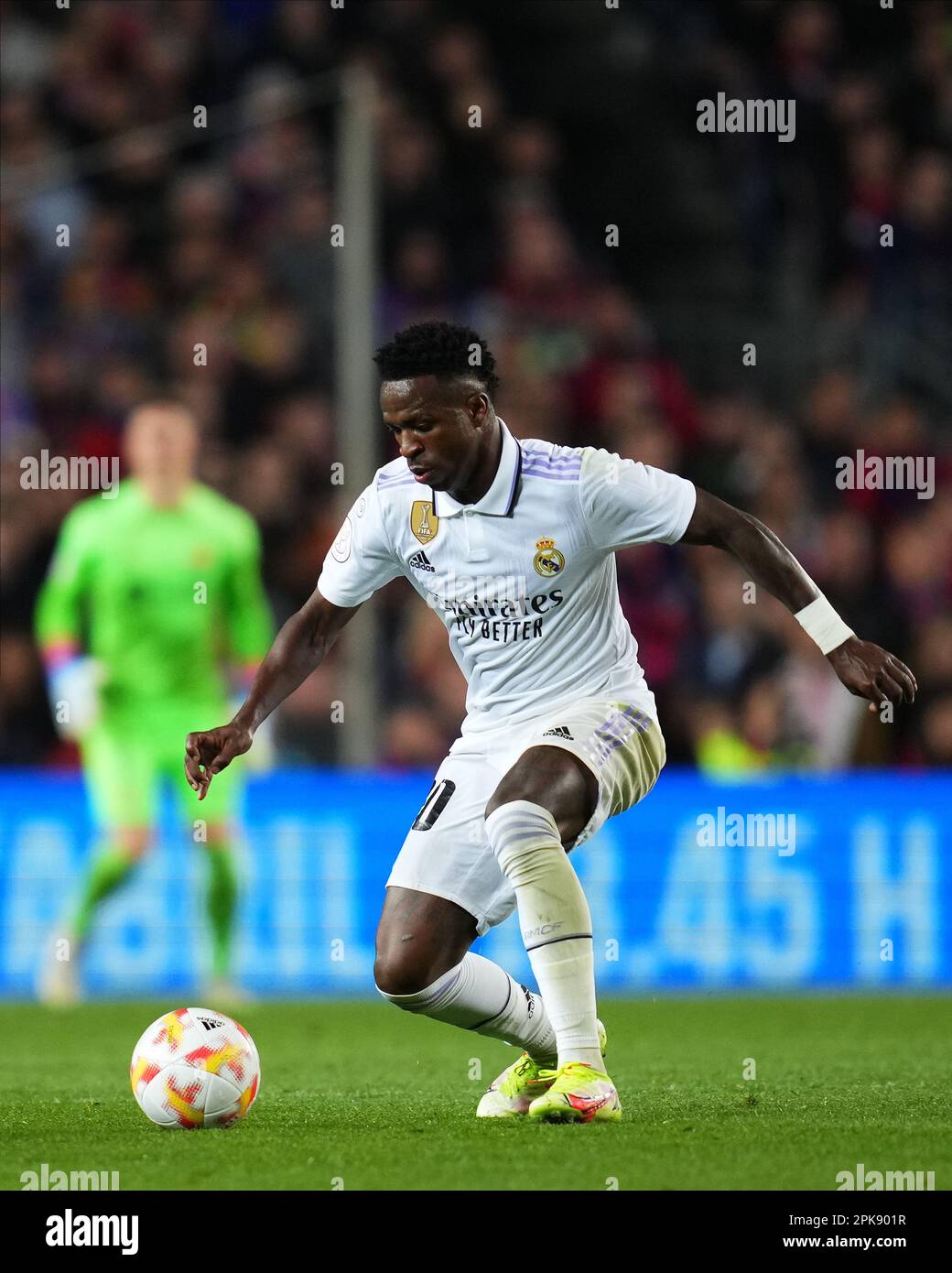 Vinicius Jr du Real Madrid pendant le match de Copa del Rey, demi ...