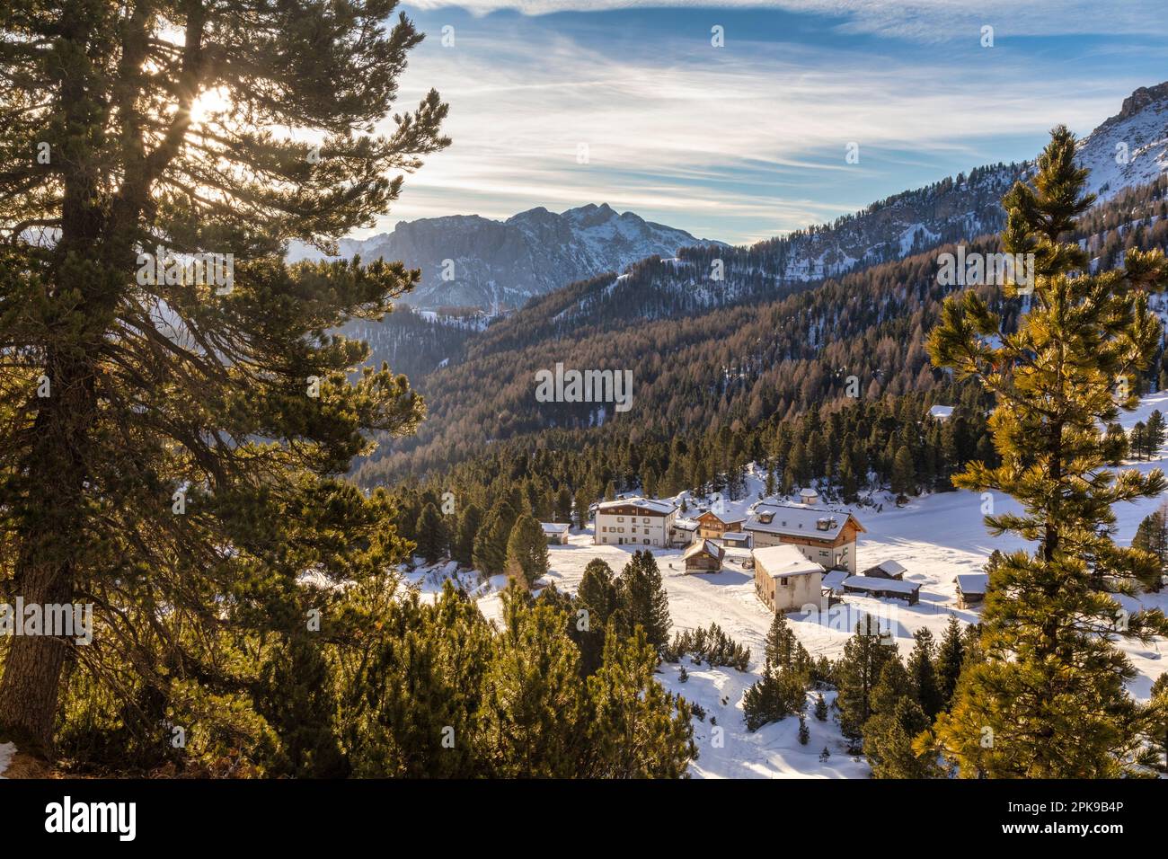 Italie, Trentin-Haut-Adige / Tyrol du Sud, San Giovanni di Fassa ...