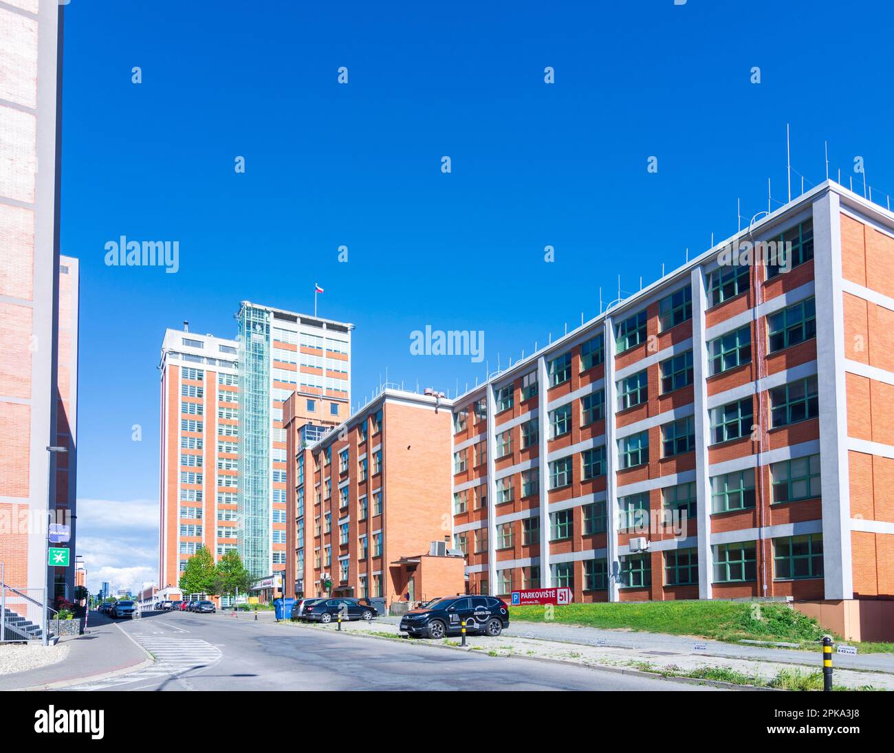 Bata skyscraper architecture zlin zlin Banque de photographies et d ...