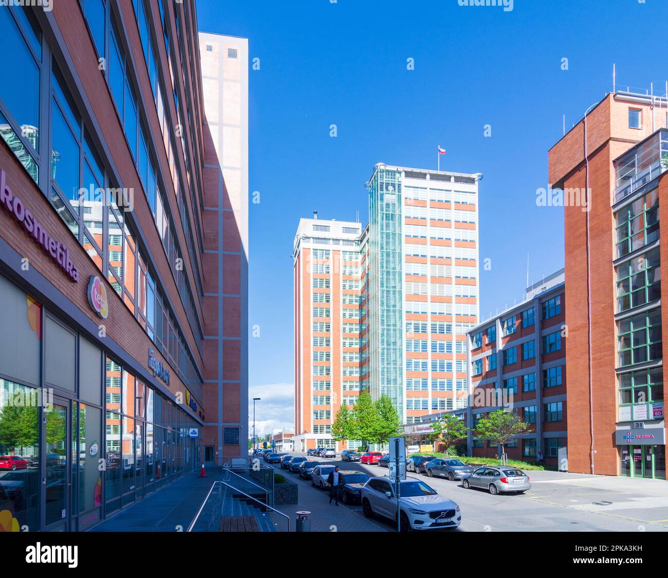 Bata skyscraper architecture zlin zlin Banque de photographies et d ...