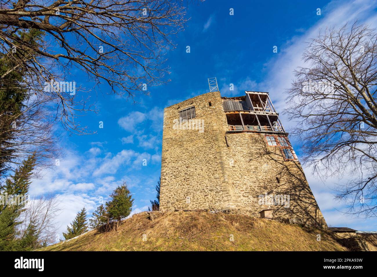 Château d'ehrenfels dans la région de graz Banque de photographies et d ...