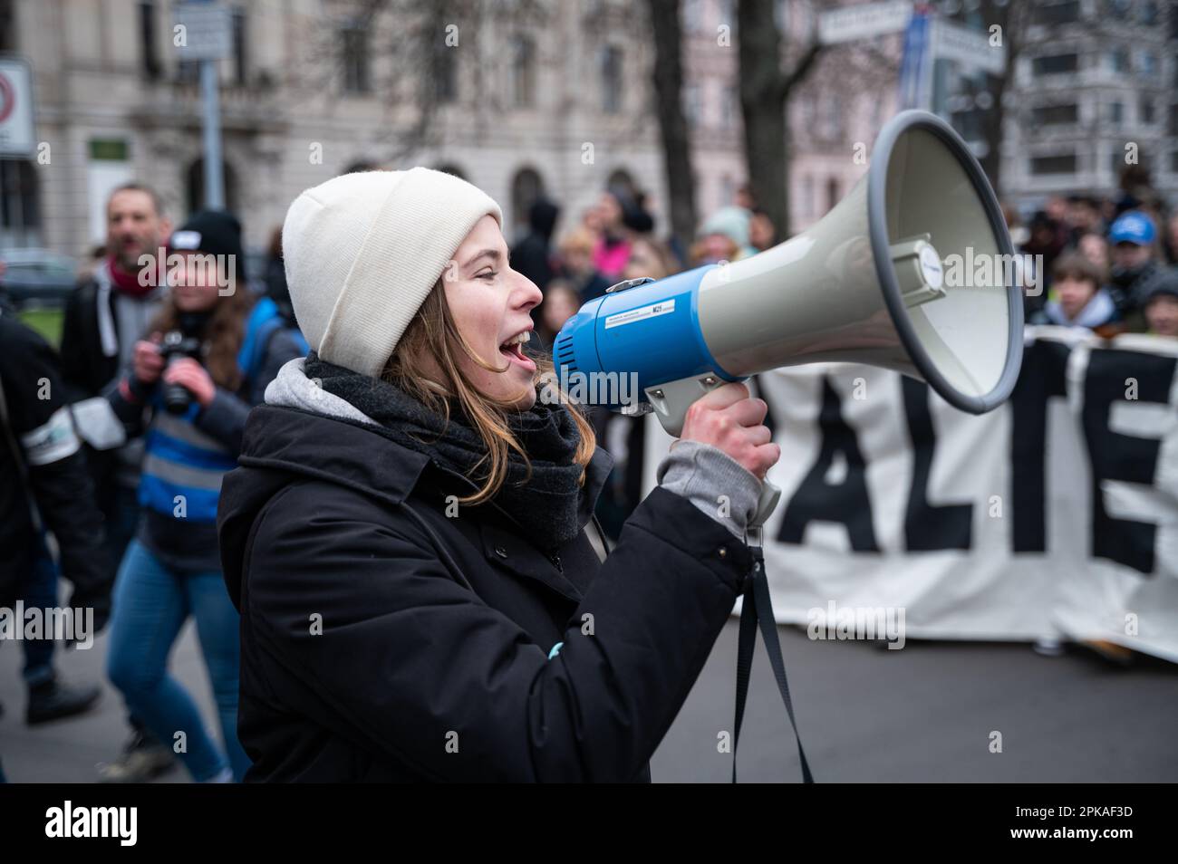 03.03.2023, Allemagne, , Berlin - Europe - menée par Luisa Neubauer ...