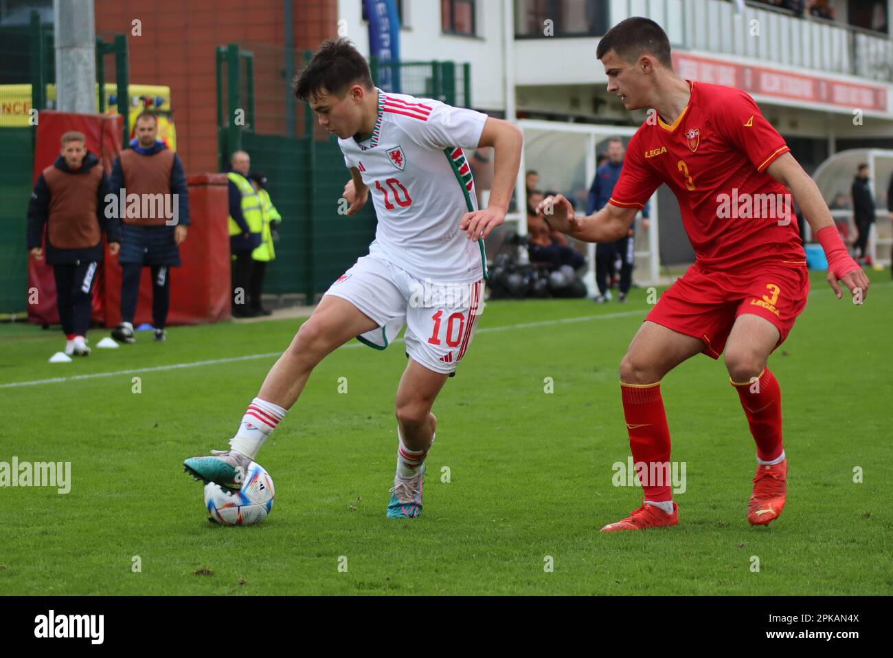 Newport, pays de Galles. 28 mars 2023. Gabriele Biancheri (10) , Man ...