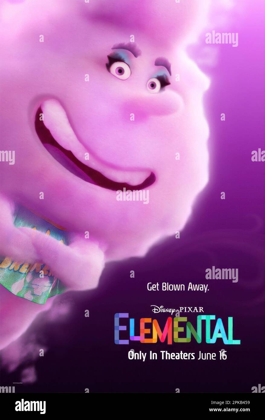 ELEMENTAL, affiche US character, Gale, 2023. © Walt Disney Studios ...