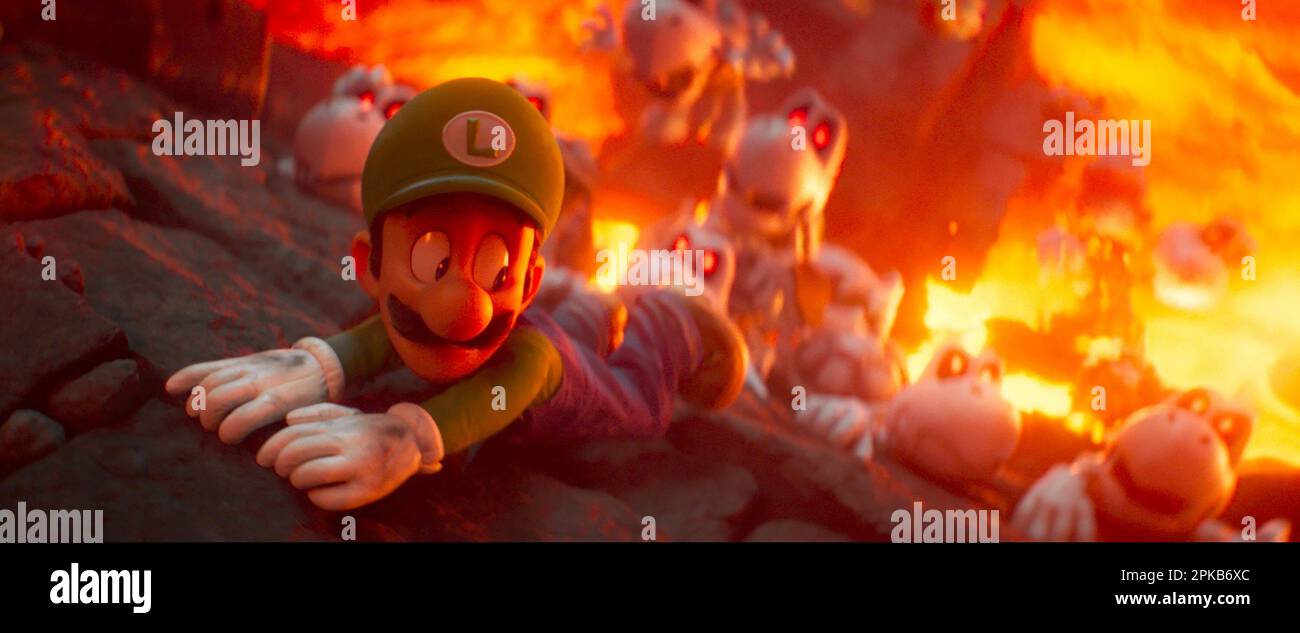 LE SUPER MARIO BROS. FILM, Luigi (voix: Charlie Day), 2023. © Universal ...