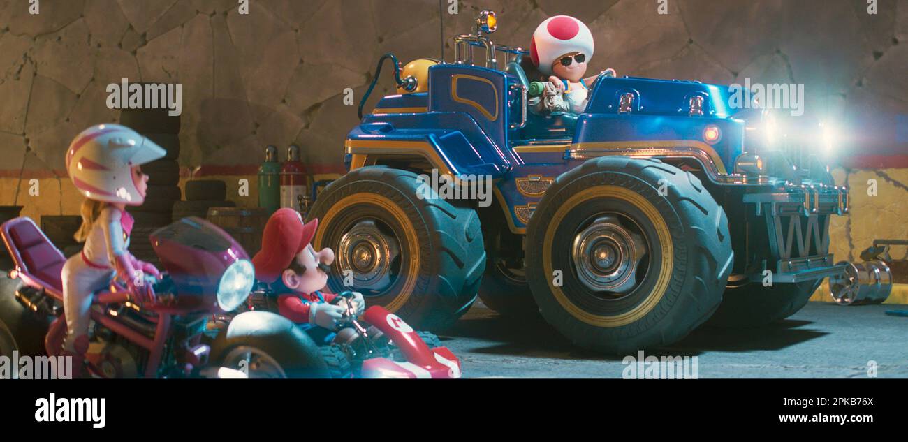 LE SUPER MARIO BROS. FILM, de gauche à droite: Princess Peach (voix ...