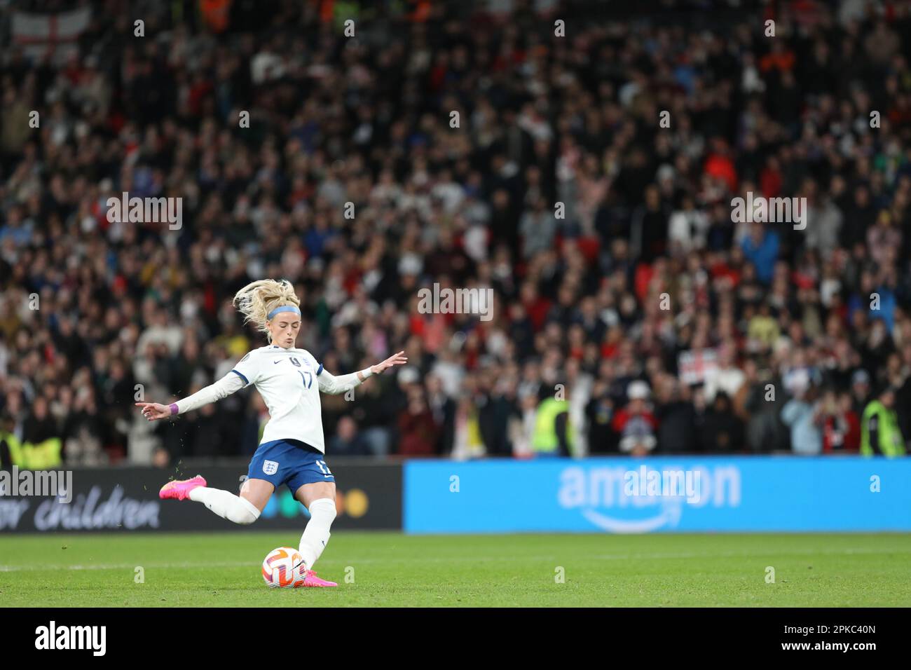 Londres, Royaume-Uni. 06th avril 2023. Chloe Kelly d'Angleterre ...