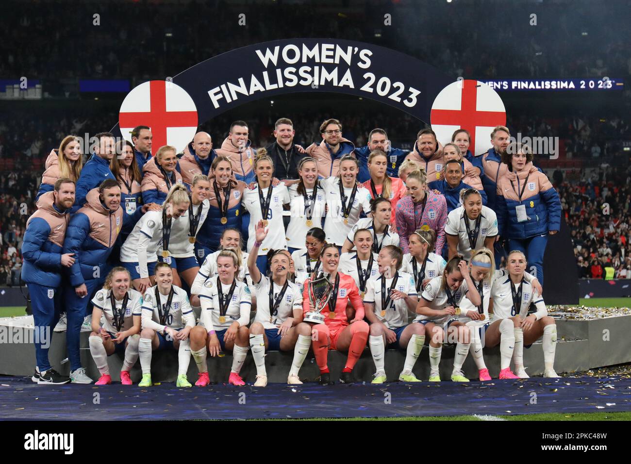 Londres, Royaume-Uni. 06th avril 2023. Les Lionesses d'Angleterre ...
