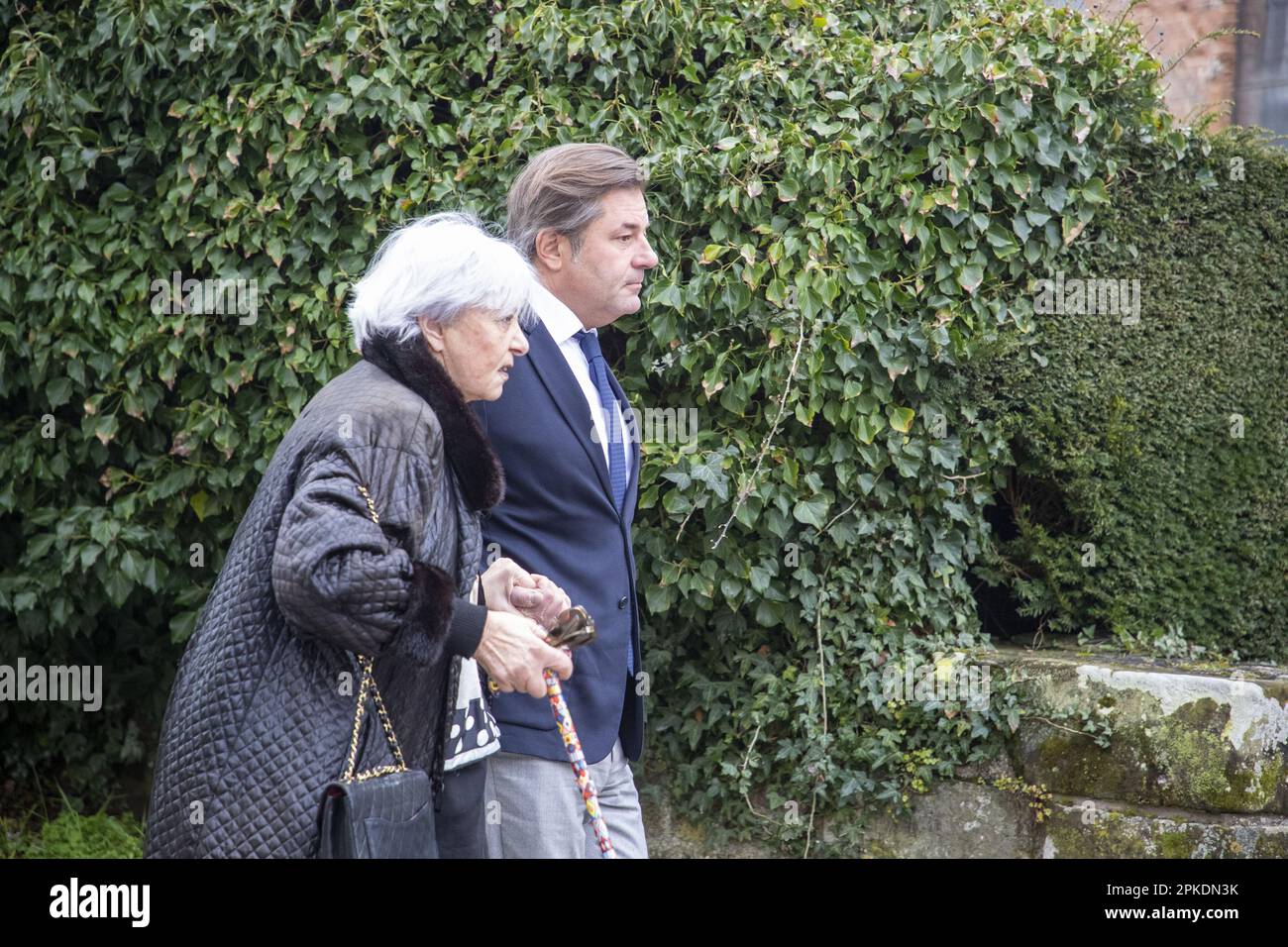 Lasne, Belgique. 07th avril 2023. Des parents et des amis arrivent pour ...