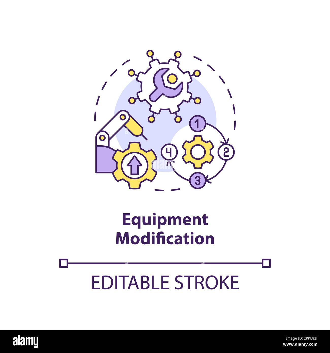 Modification d'une image Banque d'images vectorielles - Alamy