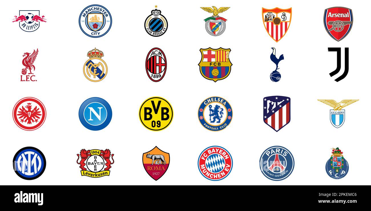 Meilleurs clubs de football Banque d'images vectorielles - Alamy