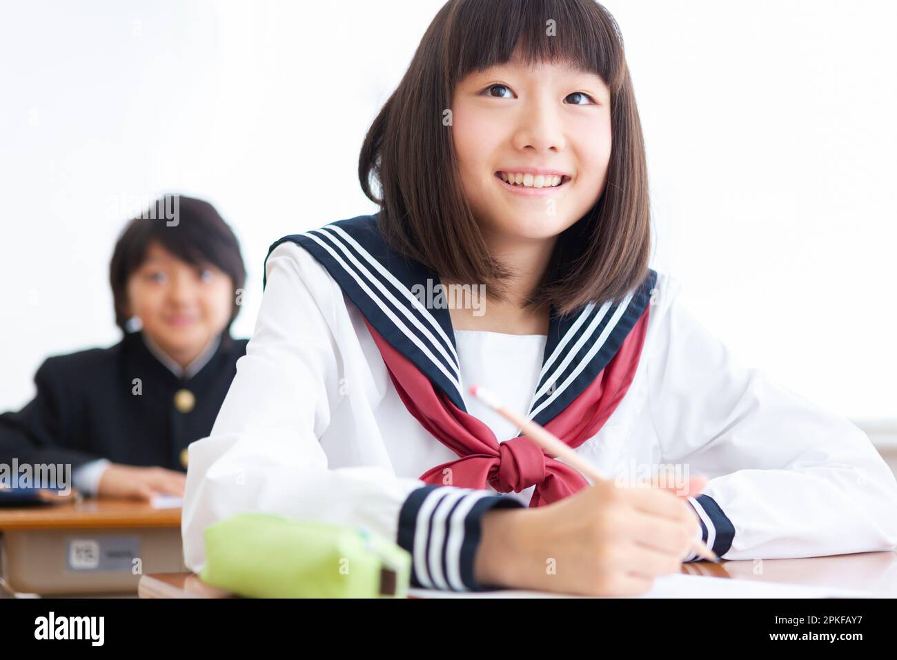 Eleves du secondaire en classe Banque de photographies et d’images à ...