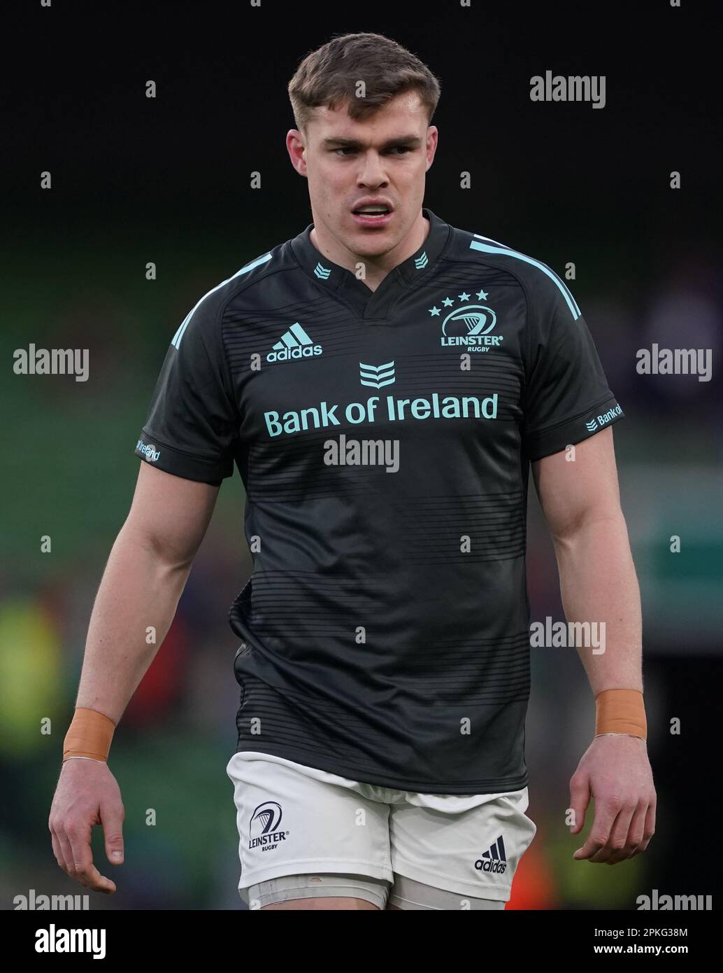 Gary Ringrose de Leinster se réchauffe avant la Heineken Champions Cup ...
