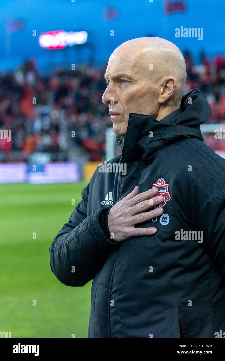 Toronto, ON, Canada - 1 avril : entraîneur en chef et directeur sportif du FC de Toronto Bob ...
