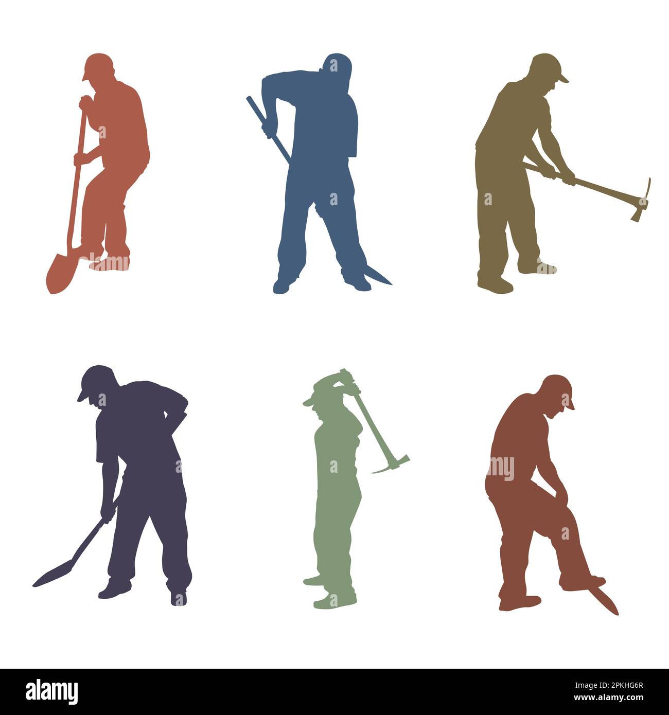 Creuser dans Banque d'images vectorielles - Alamy