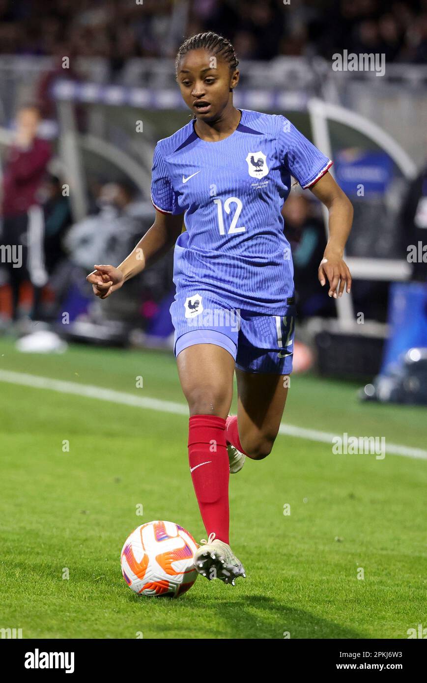 Clermont Ferrand, France. 07th avril 2023. Laurina Fazer de France ...