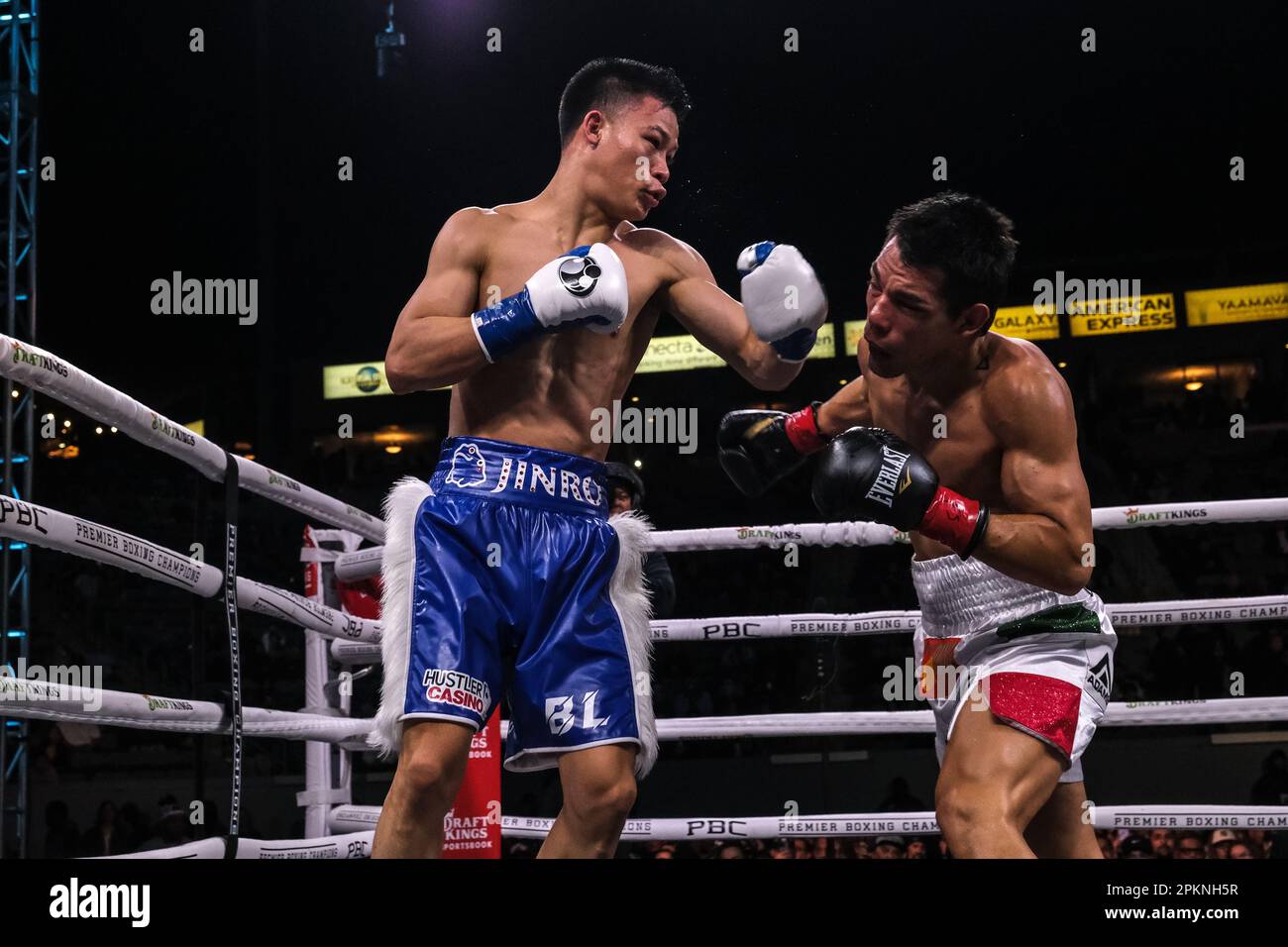 Carson, Californie, États-Unis. 8th avril 2023. Action entre Brandun ...