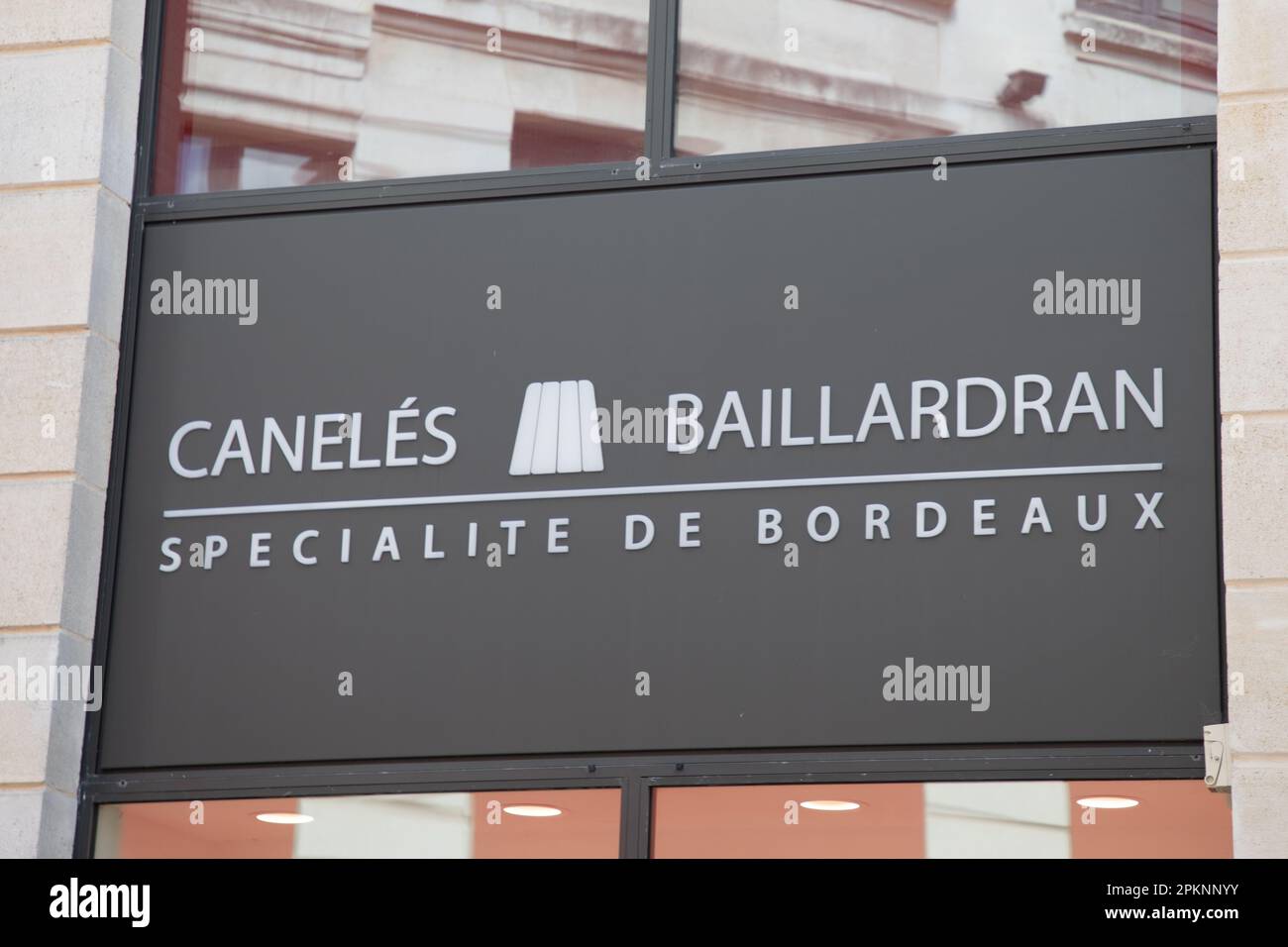 Bordeaux , Aquitaine France - 04 07 2023 : Baillardran Caneles logo ...