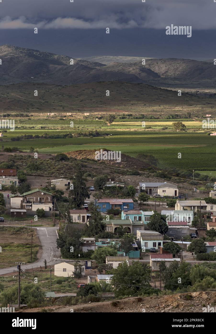 La banlieue de Happy Valley, se trouve sur les collines à l'extérieur ...