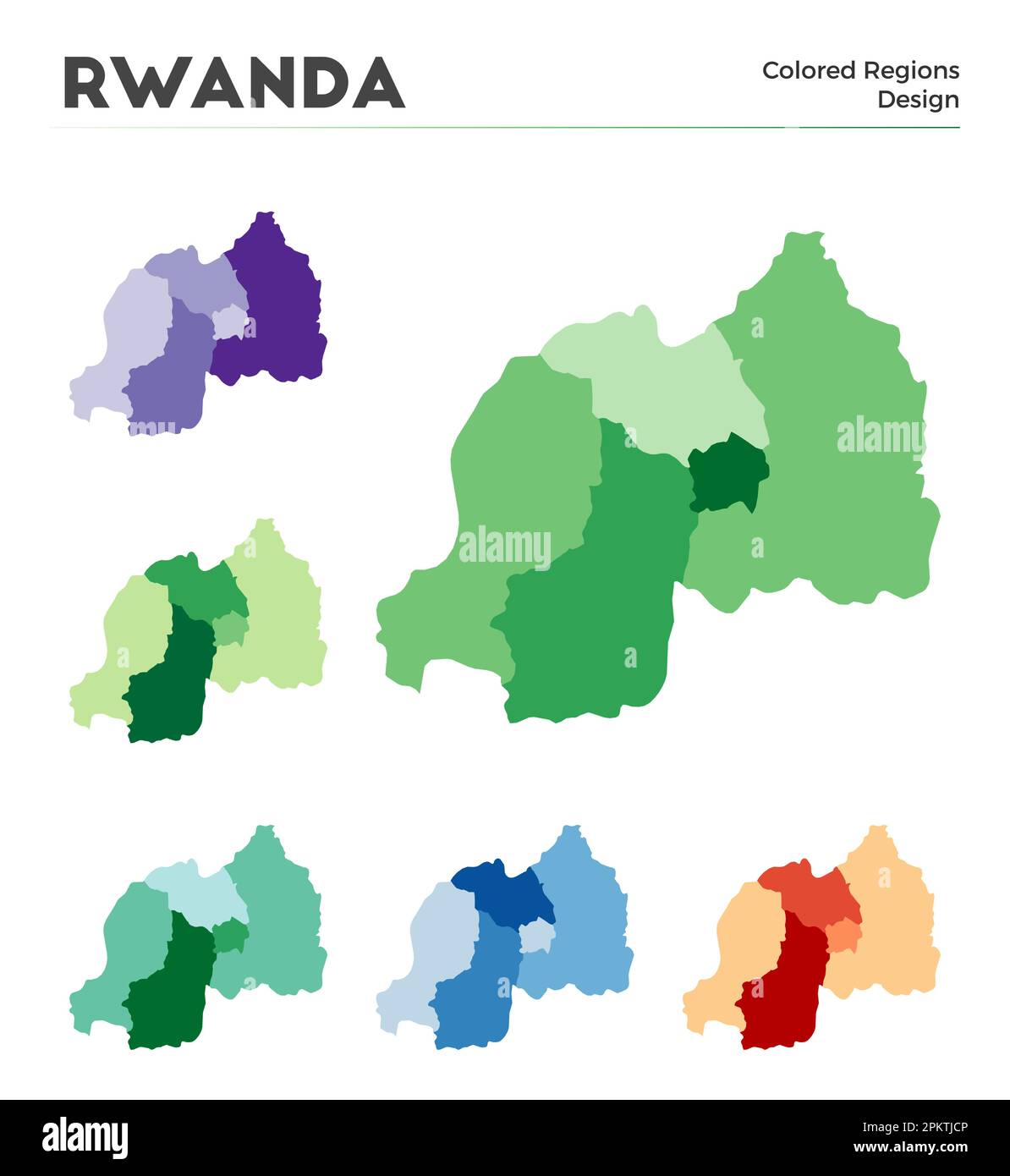 Collection de cartes du Rwanda. Frontières du Rwanda pour votre ...