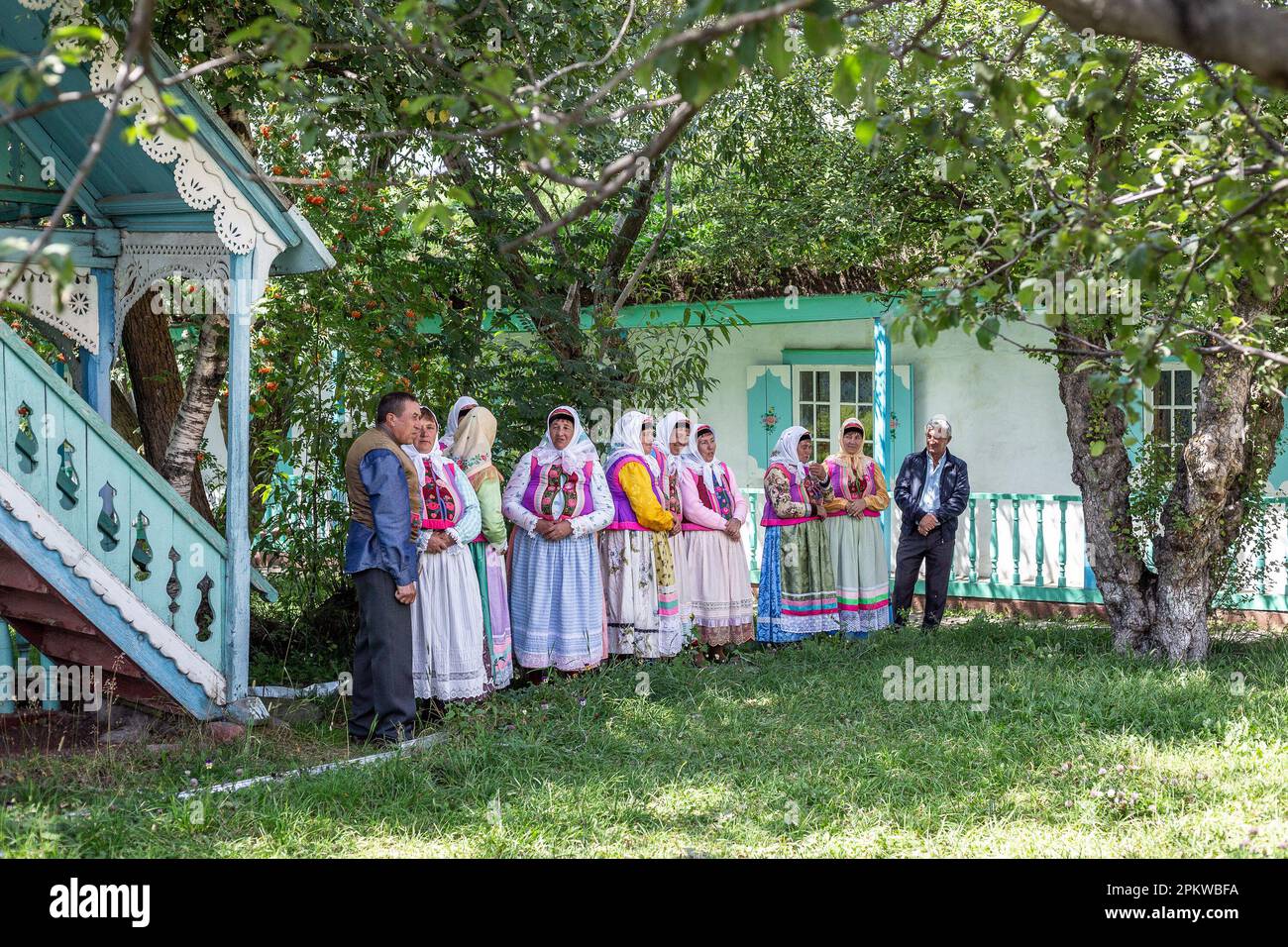 Gorelovka, Samtskhe-Javakheti, Géorgie. 31st août 2018. Les adorateurs ...