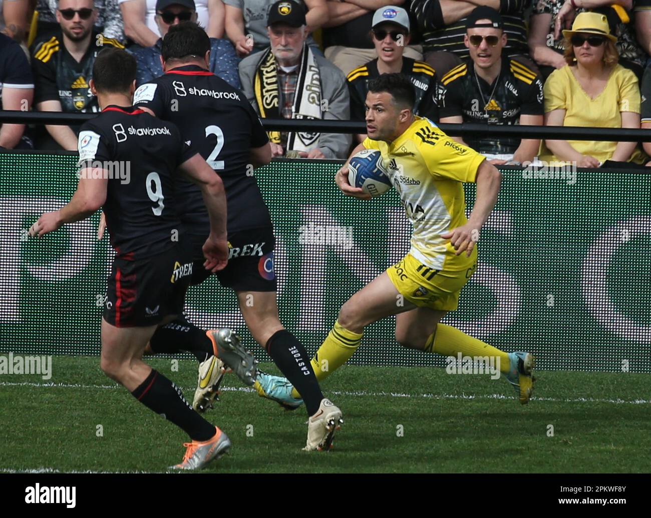 La Rochelle, France. 09th avril 2023. Brice DULIN du Stade Rochelais ...