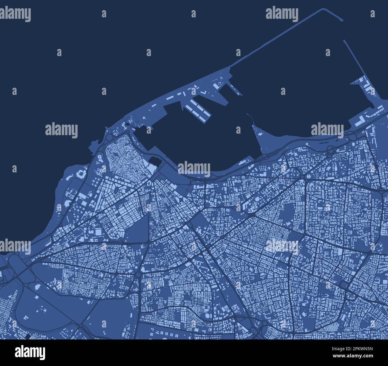 Mappa della tripoli Banque d'images vectorielles - Alamy
