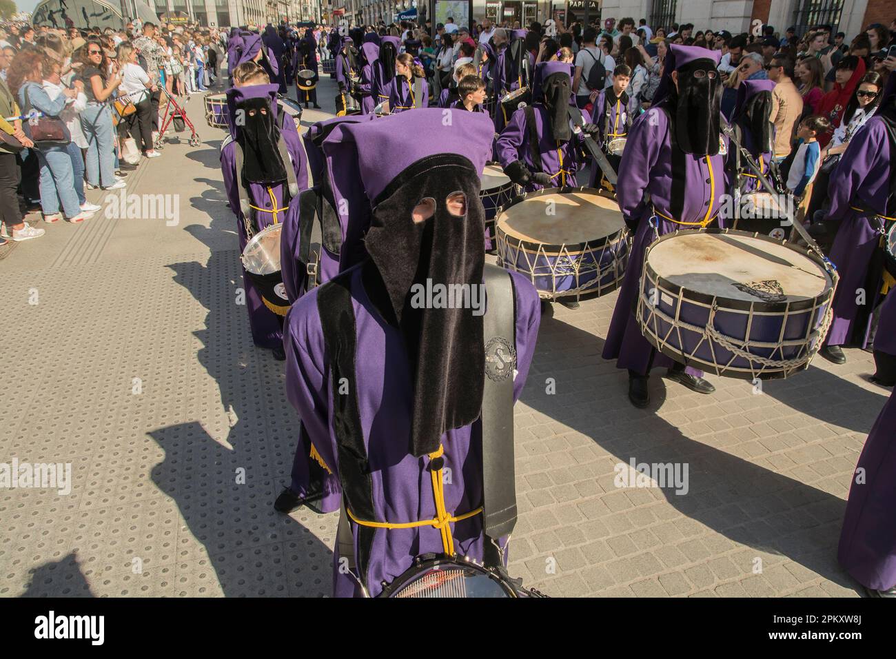 Madrid, Madrid, Espagne. 8th avril 2023. La procession de la Soledad ...