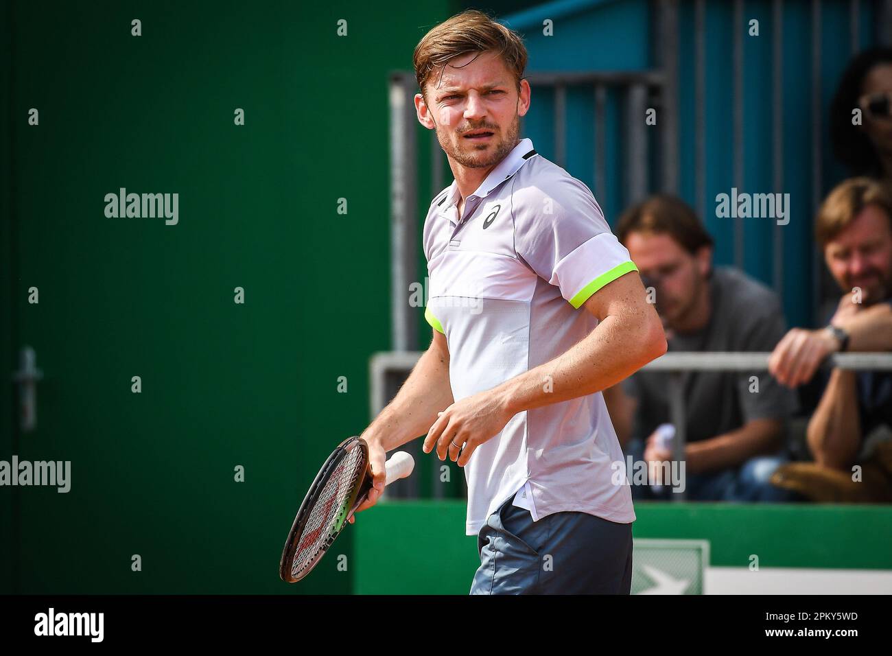 David GOFFIN de Belgique pendant le Rolex Monte-Carlo, ATP Masters 1000 ...