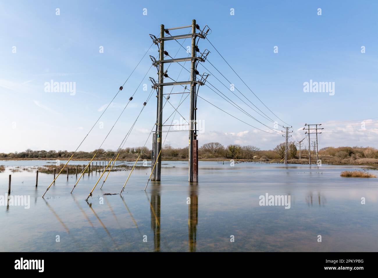 Terres agricoles des zones humides Banque de photographies et d’images ...