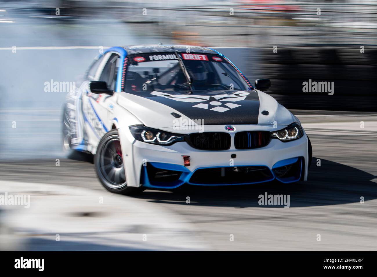 Branden Sorensen de l'équipe Sorensen Motorsports dérive dans le ...