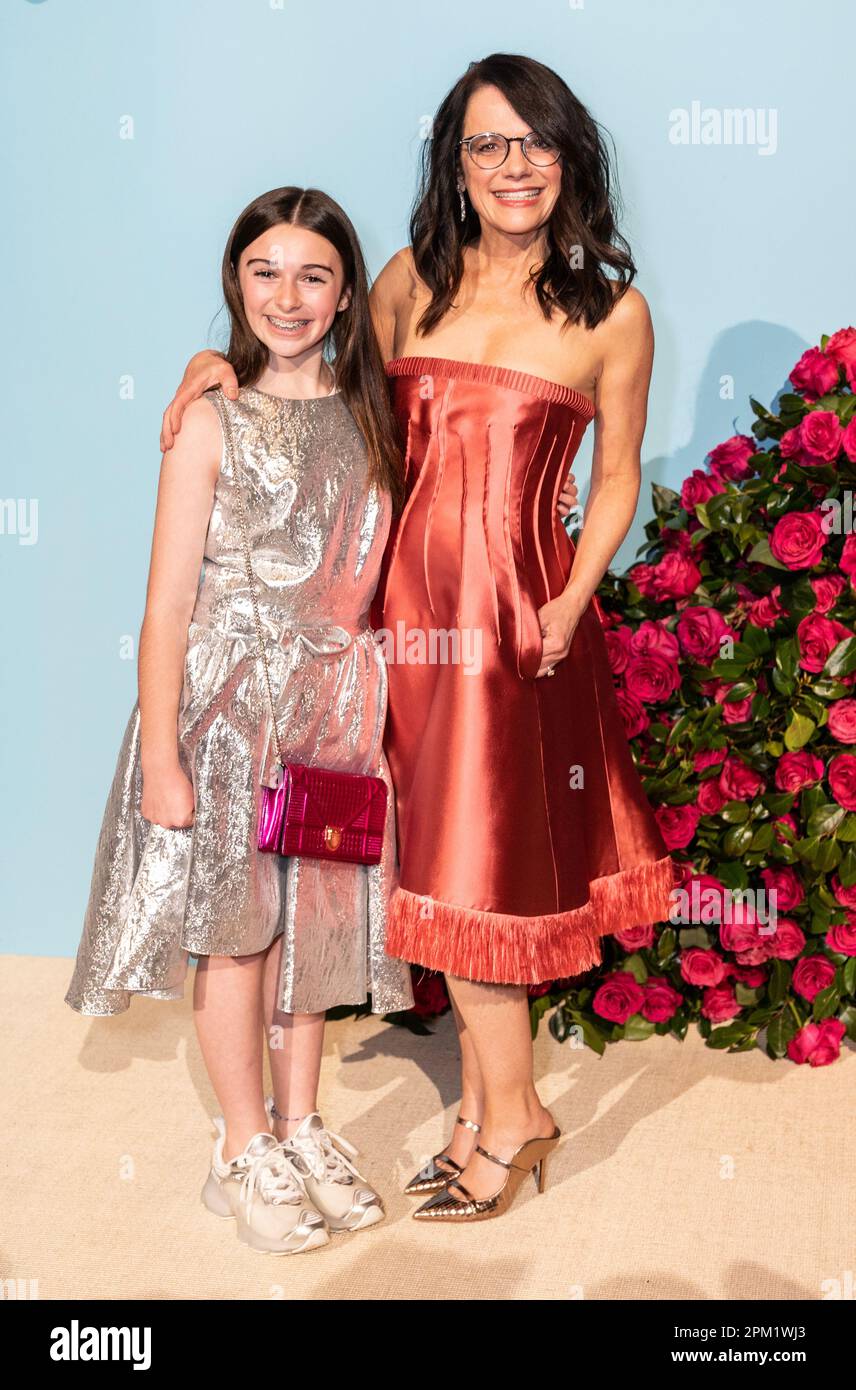 Natalie Diggins (R) et sa fille Ava (L) assistent au Gala YoungArts ...